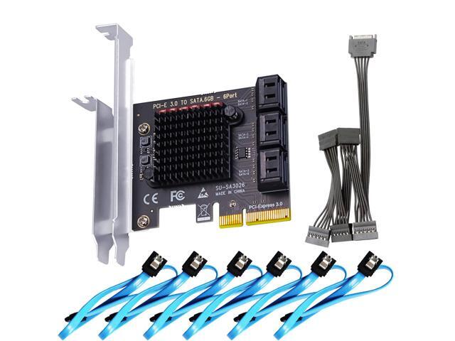 Click here for GLOTRENDS SA3026 6 Ports PCIe X4 SATA 3.0 Expansio... prices