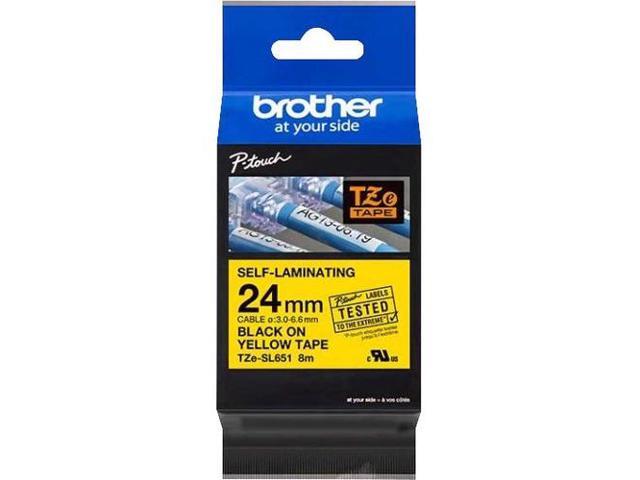 Click here for TZESL651 Brother TZeSL651 Black on Yellow 24 mm Se... prices