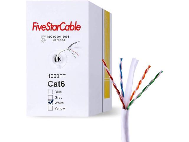 Click here for Five Star Cable Cat6 23AWG 1000 Ft UTP Bulk LAN In... prices