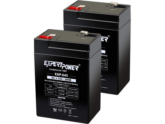 Click here for ExpertPower EXP645 (2 Pack) - 6V 4.5Ah / 20HR SLA... prices
