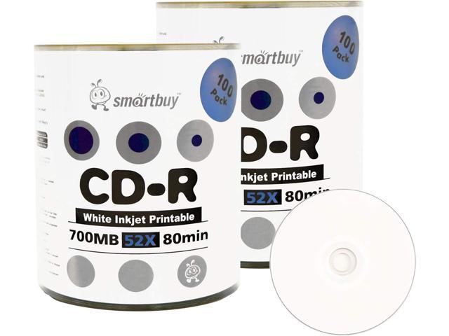 Click here for Smartbuy 700mb/80min 52x CD-R White Inkjet Hub Pri... prices