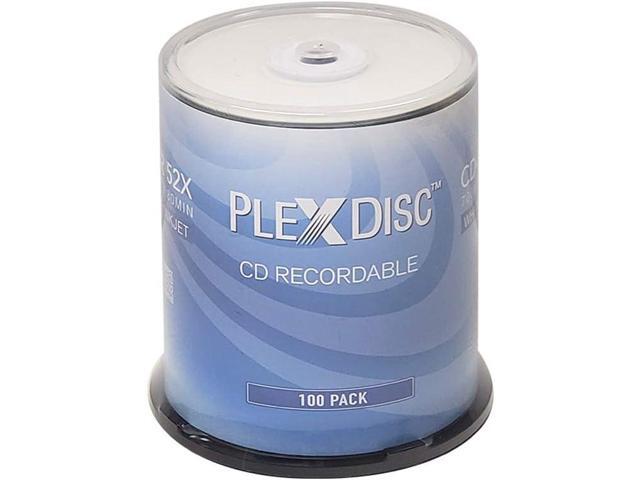 Click here for PlexDisc CD-R 700MB 52X White Inkjet Hub Printable... prices