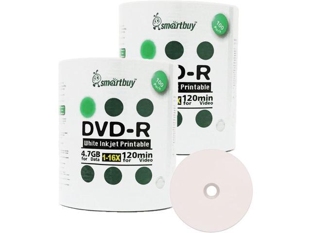 Click here for Smartbuy 4.7gb/120min 16x DVD-R White Inkjet Hub P... prices