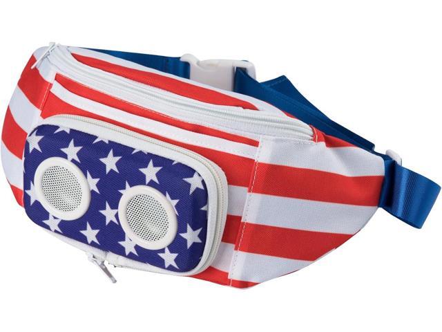 Click here for American Flag Fannypack with Speakers. Bluetooth F... prices