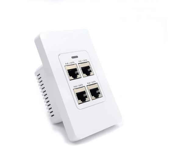 Click here for PoE Texas 4 Port in-Wall Gigabit PoE Extender Swit... prices