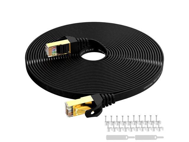 Click here for Lovicool Cat7 Ethernet Patch Cable 65Ft Black  Fla... prices