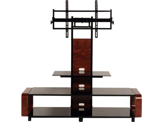 Click here for TransDeco TV Stand For 35-85 TV  Dark Oak/Black prices