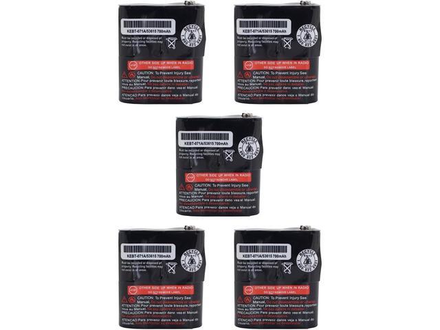 Click here for Karier 5 Pack 3.6V 700mAh Replacement Two-Way Radi... prices