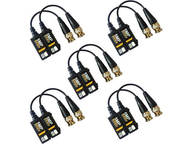 Click here for EVERSECU 5 Pairs 5MP Passive HD BNC Video Balun Tr... prices