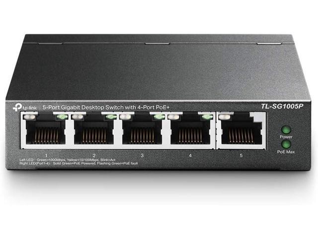 Click here for TL-SG1005P V2 5 Port Gigabit PoE Switch 4 PoE+ Por... prices