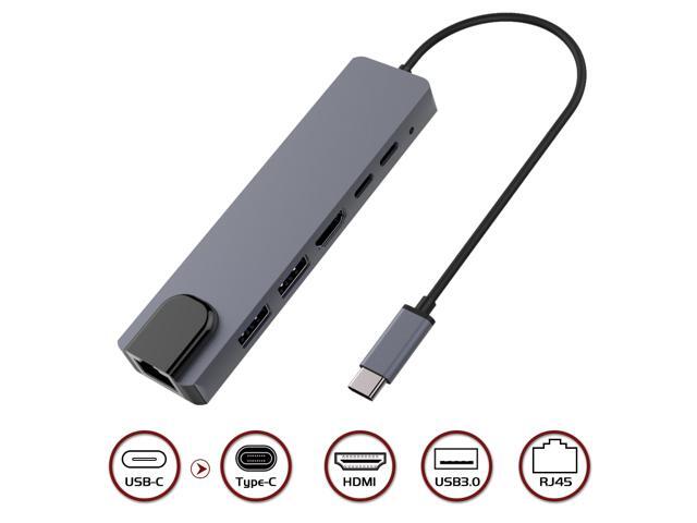 Click here for USB C Hub  USB Type C Adapter with 4K HDMI  RJ45 E... prices