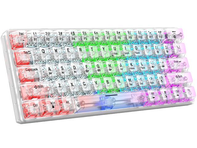 Click here for Hot Swappable Transparent Mechanical Keyboard  60... prices