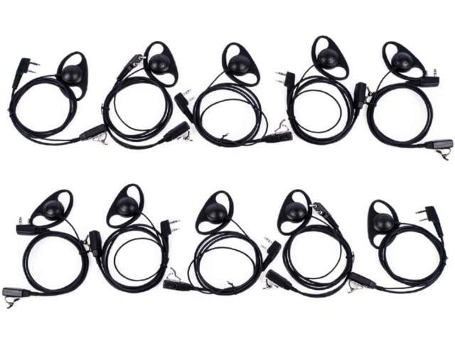Click here for D Shape Earpiece Headset with Mic PTT Compatible w... prices