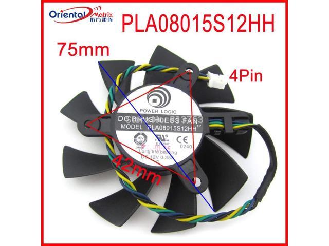Click here for PLA08015S12HH 12V 0.35A 75mm Fan 42x42x42mm Video... prices