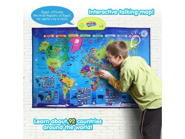 Click here for BEST LEARNING i-Poster My World Interactive Map prices