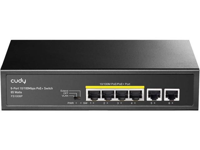 Click here for Cudy FS1006P 6-Port 10/100M PoE Switch 60W  4 PoE... prices
