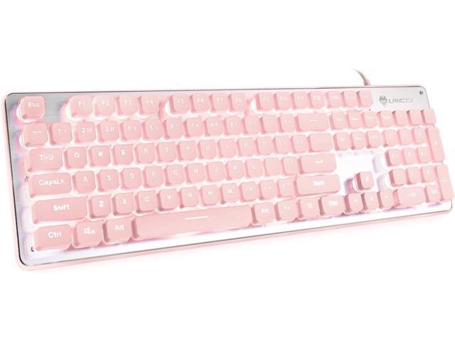 Click here for LANGTU Computer Keyboard  Backlit LED Pink for Off... prices