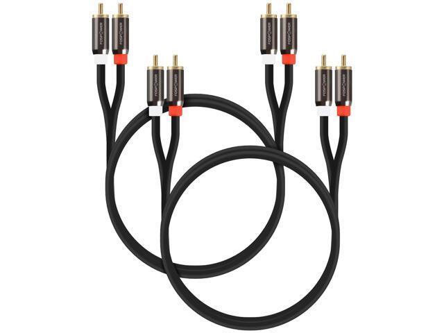 Click here for FosPower (2 Pack 2 RCA M/M Stereo Audio Cable [24K... prices