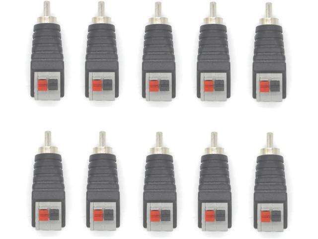 Click here for 10Pcs Speaker Wire Cable to Audio RCA Male to 2 Sc... prices