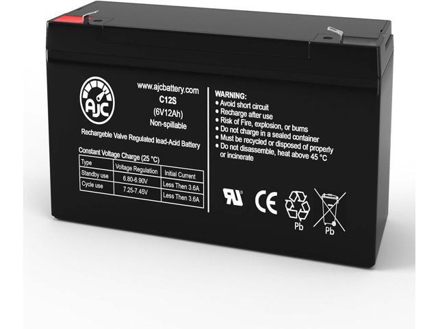 Click here for AJC Battery Compatible with B & B BP12-6 6V 12Ah U... prices