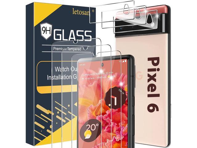 Click here for letosan [3+3 Pack] Glass Screen Protector for Goog... prices