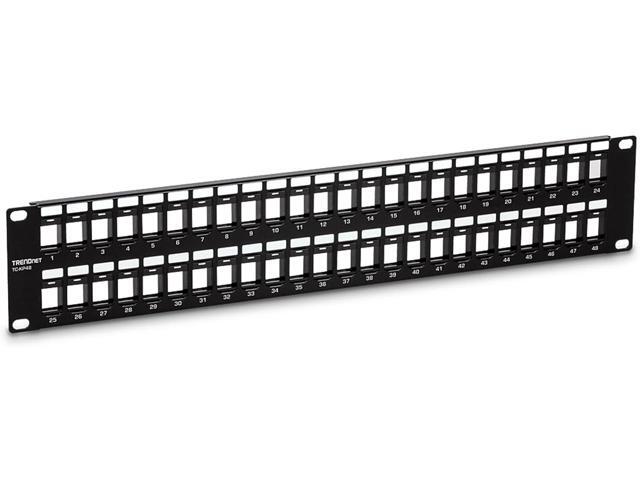 Click here for TRENDnet 48-Port Blank Keystone 2U HD Patch Panel... prices