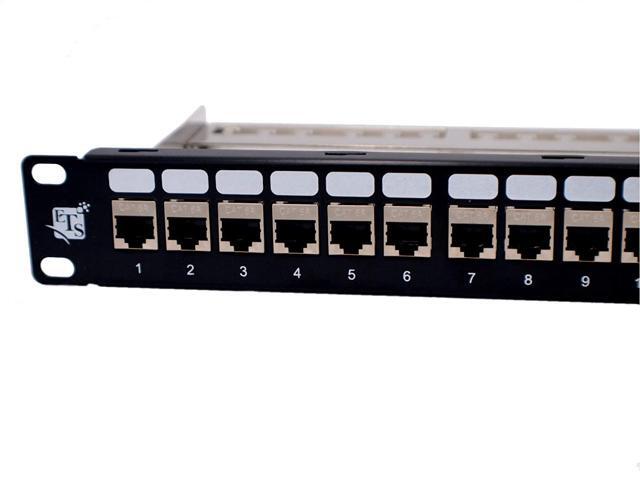 Click here for ETS 24 Port CAT6A RJ45 Feed Through Coupler Patch... prices