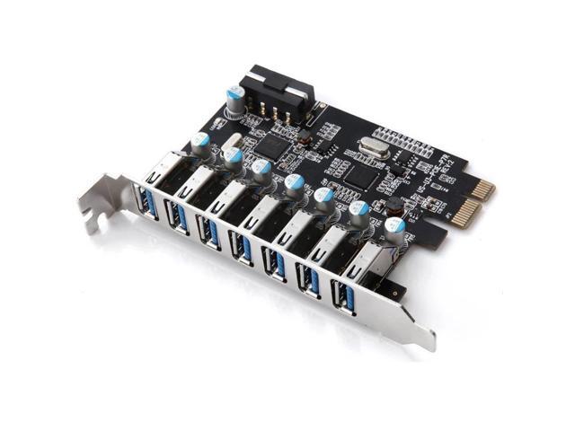 Click here for SuperSpeed USB 3.0 7 Port PCI-E Express card with... prices