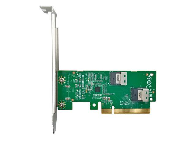 Click here for Linkreal PCI Express 4.0 x8 to Two SlimSAS SFF-865... prices