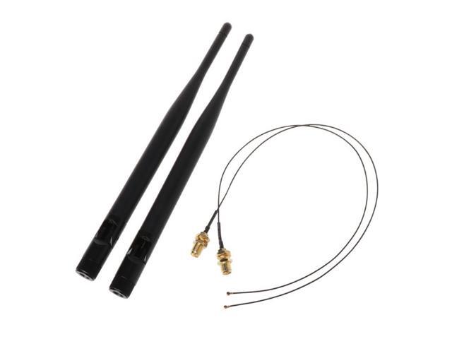 Click here for 2 6dBi M.2 IPEX MHF4 U. fl Cable to RP-SMA Wifi An... prices