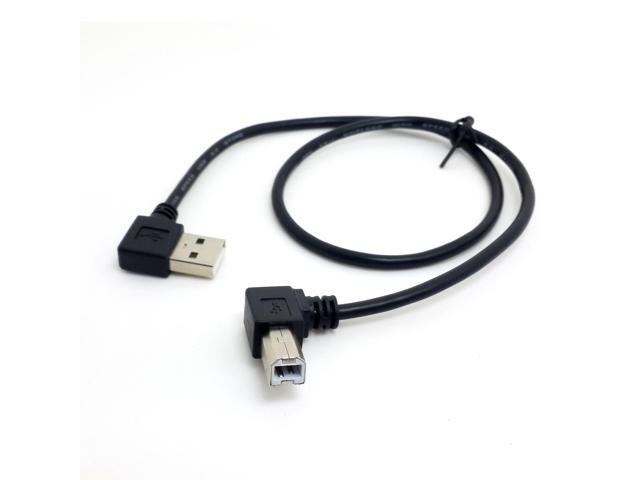 Click here for Left Angled USB 2.0 A Male to B Male 90 Degree Ang... prices