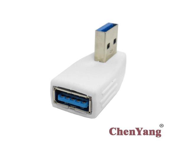 Click here for Vertical Left Angled 90 Degree USB 3.0 Adapter A M... prices