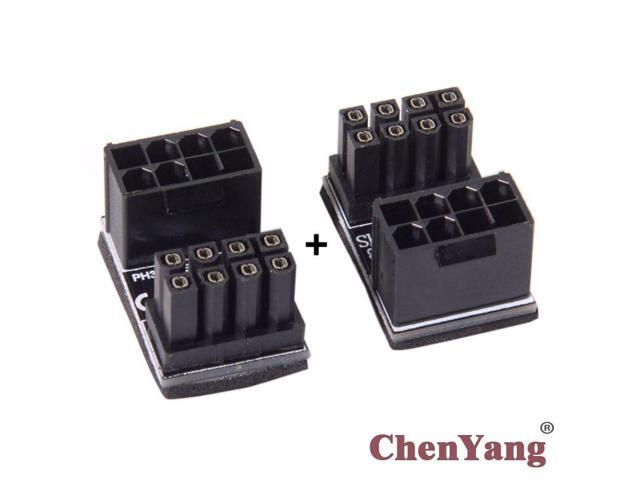 Click here for Chenyang 8pin Male 180 Degree Angled to ATX 8Pin F... prices