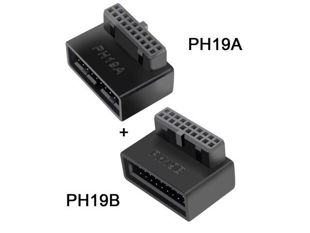 Click here for 1Set Angled Overmold Extension Adapter Up & Down U... prices