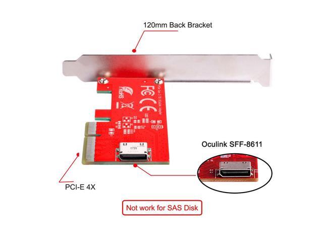 Click here for Express 4.0 x4 to Oculink Host Adapter for PCIe SS... prices