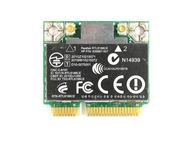 Click here for Realtek RTL8188CE 640926-001 639967-001150Mbps Lap... prices