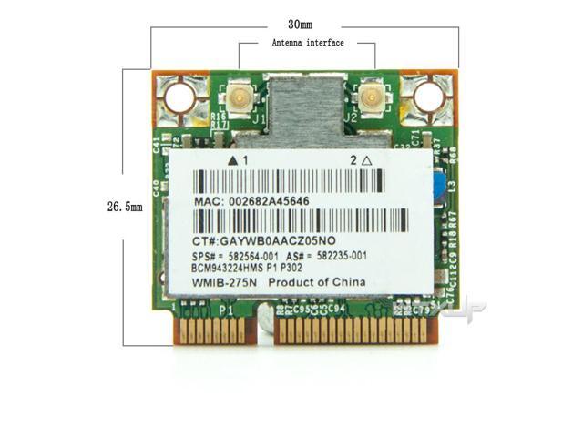 Click here for for HP 2540p 8460p BCM943224HMS 582564-001 2.4G &... prices