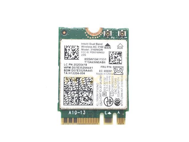 Click here for FRU 04X6034 Dual Band Wireless-AC For Intel 3160NG... prices