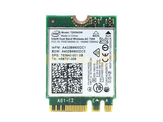 Click here for 802.11AC Card for Intel 7265NGW Dual band 7265 726... prices