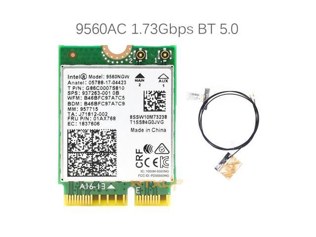 Click here for With 2pcs antennas For Intel 9560AC 9560NGW 1.73Gb... prices