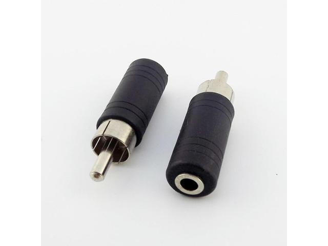 Click here for OIAGLH 10pcs RCA Male Plug To 3.5mm 1/8Female MONO... prices