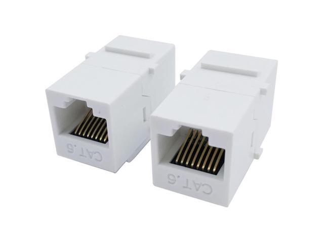 Click here for FOR 10pcs CAT6 RJ45 Keystone Inline Jack Female Co... prices