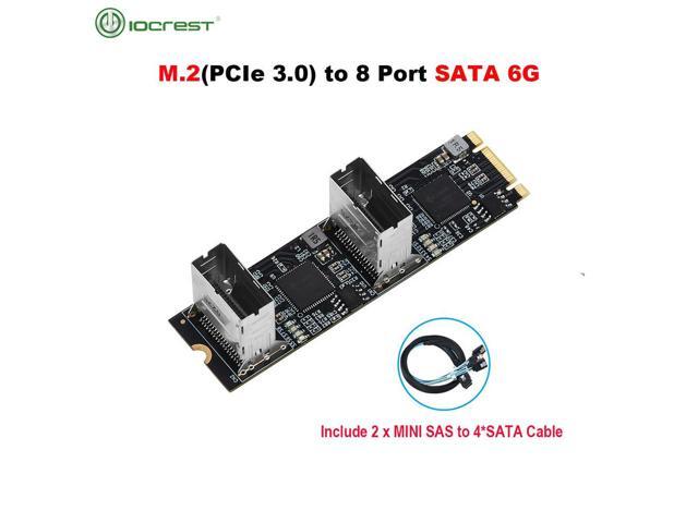 Click here for FOR M.2 PCIe3.0 to 8 Ports SATA 6G Multiplier Cont... prices