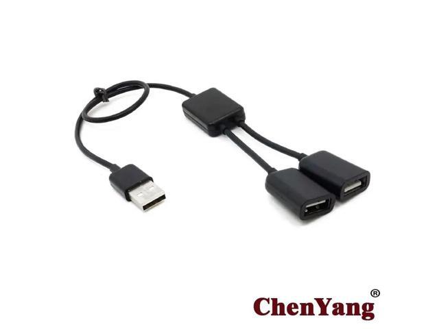 Click here for FOR Dual USB 2.0 Ports Hub Cable Bus power For Lap... prices