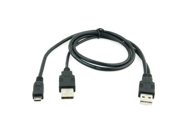 Click here for FOR USB 2.0 two Male to Micro USB 5P Male Y Cable... prices