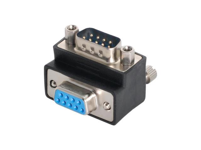 Click here for FOR RS232 9Pin Male to Female Down Angled 90 Degre... prices