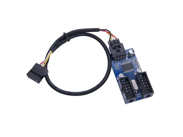 Click here for FOR Motherboard 9pin USB 2.0 Header 1 to 2 Female... prices