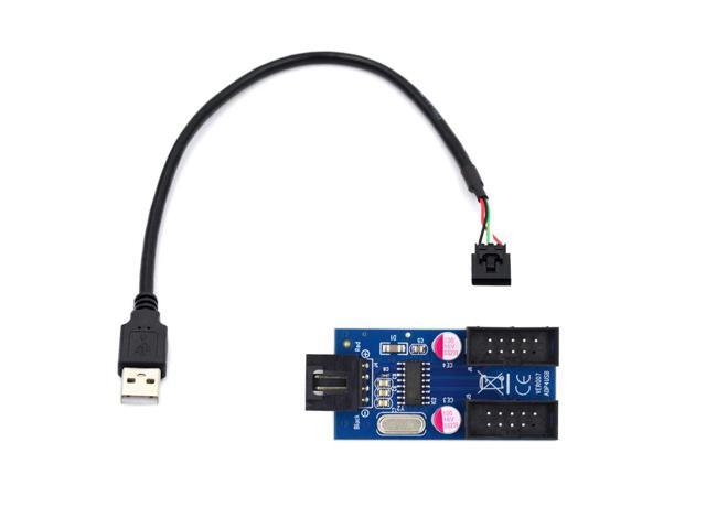 Click here for FOR Motherboard 9pin Header USB 2.0 Type-A Extensi... prices