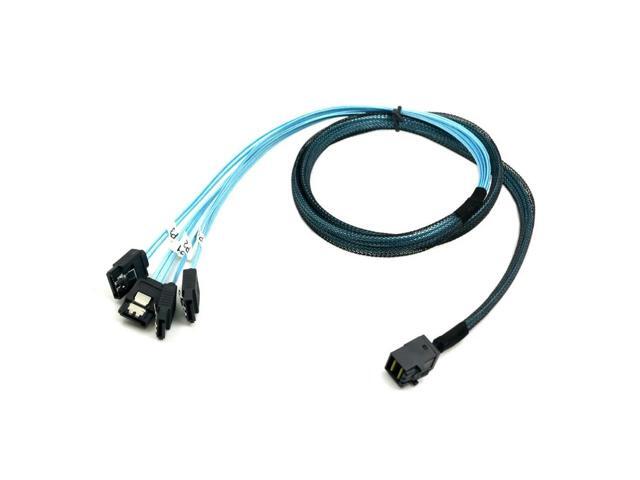 Click here for FOR Internal Mini SAS SFF-8643 Host to 4 SATA 7pin... prices