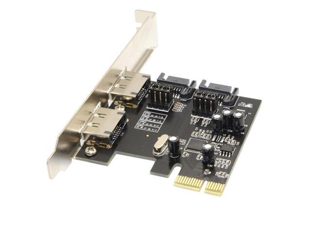 Click here for FOR PCI-E to 4 Ports SATA 3.0 ESATA PCIE SATA3 6Gb... prices